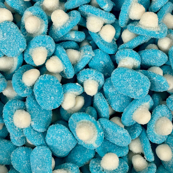 Fizzy Blue Mushrooms – The Gourmet Sweet Company