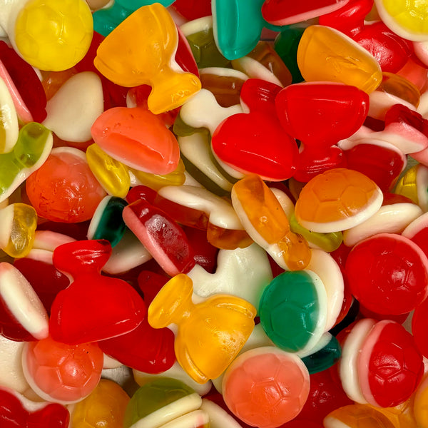 Gummy Football Mix – The Gourmet Sweet Company