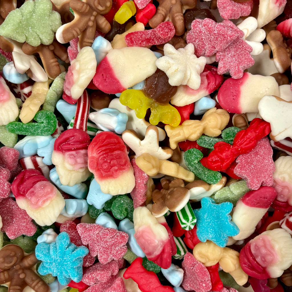 Christmas Sweet Mix LARGE RETAIL Sweet Shop Jar – The Gourmet Sweet Company