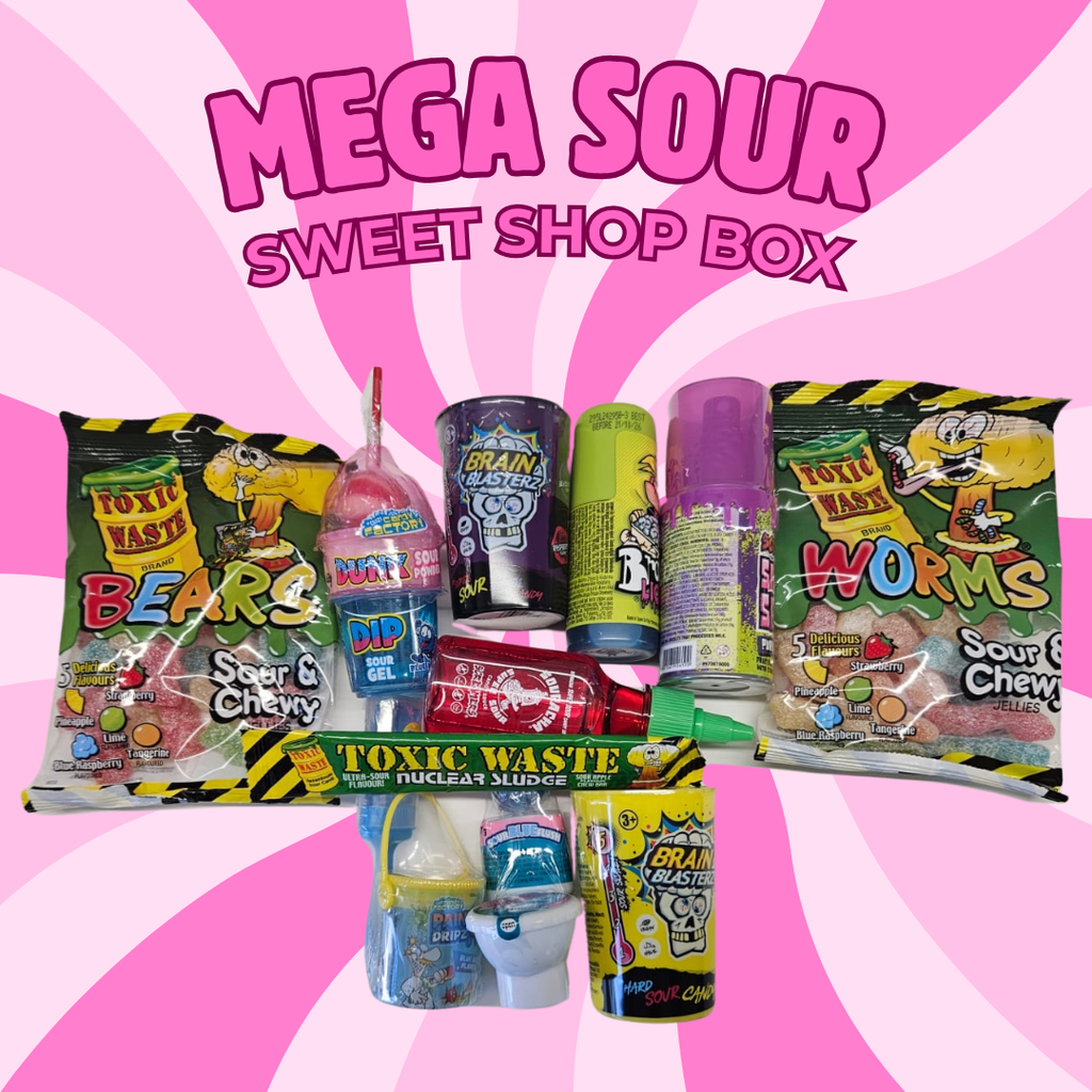 Mega Sour Sweet Shop Box – The Gourmet Sweet Company