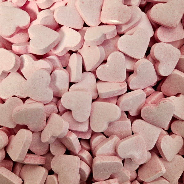 Pink Dextrose Hearts 1kg – The Gourmet Sweet Company