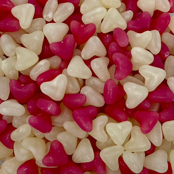 Pink & White Love Heart Jelly Beans – The Gourmet Sweet Company